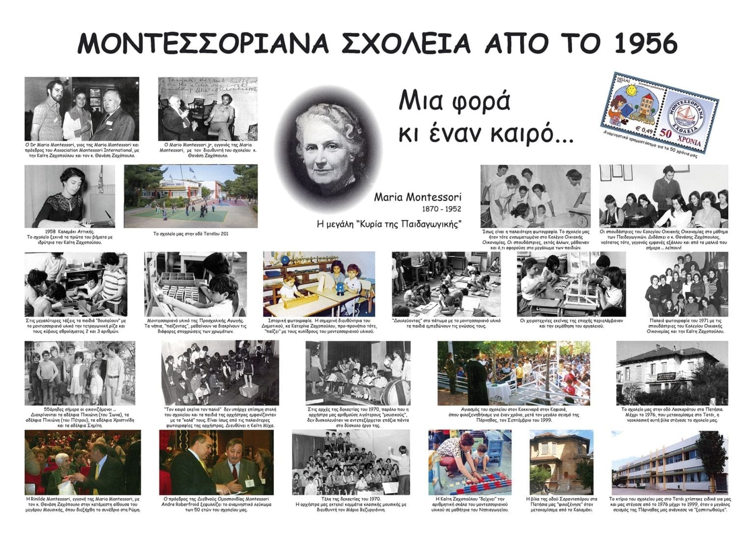 Μαρία Μοντεσσόρι - ΜΟΝΤΕΣΣΟΡΙΑΝΑ ΣΧΟΛΕΙΑ